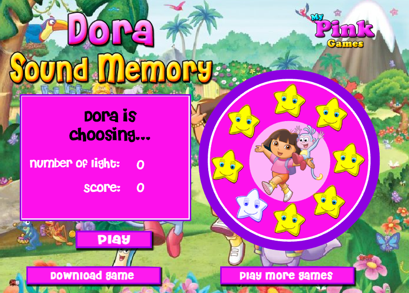 Dora Color Matching - Unblocked Gamers
