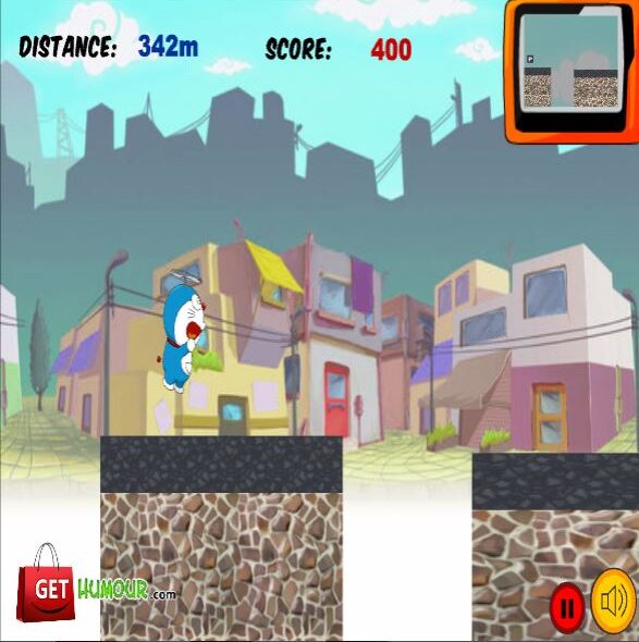 Doraemon Hunger Run - Unblocked Gamers