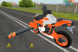 Flying Motorbike Driving Sim - Unblocked Gamers