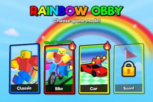 Rainbow Obby - Unblocked Gamers