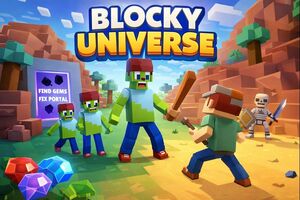 Blocky Universe - Unblocked Gamers